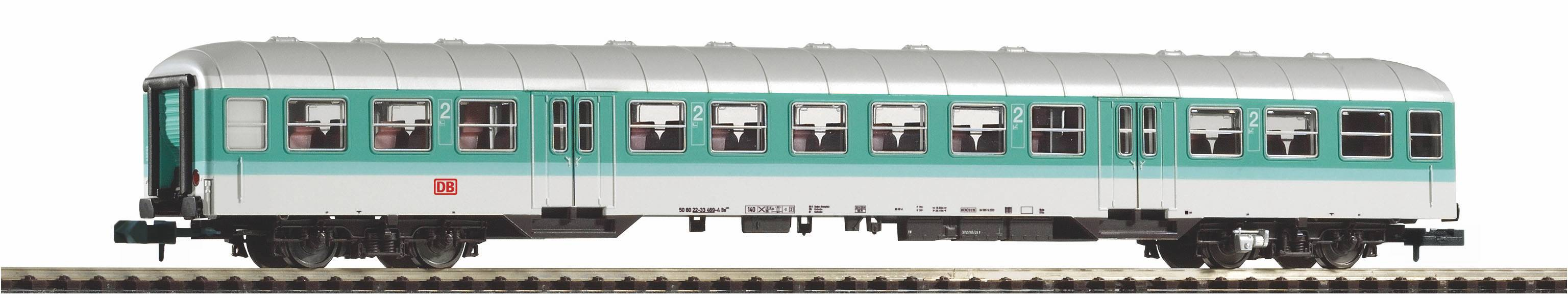PIKO 40646 N-Personenwg. Silberling mintgrün 2. Kl. DB AG V ...