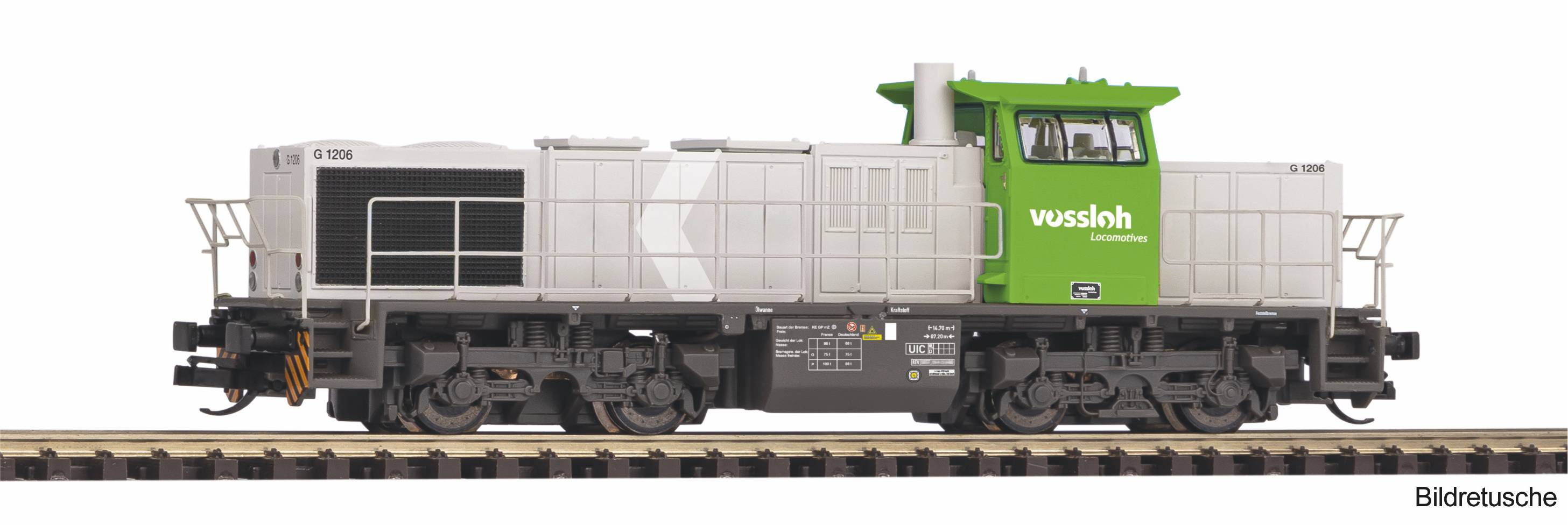 PIKO 47232 TT-Diesellok G1206 Vossloh Leasing VI + DSS 8pol ...