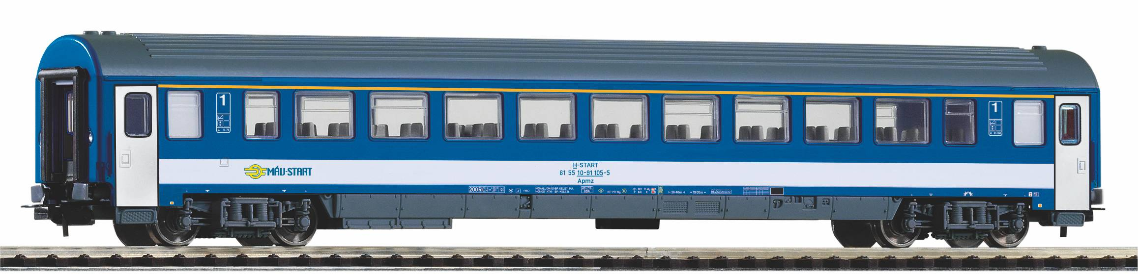 PIKO 97101 Személykocsi, 2. osztály. MAV-Start, V-VI - vasutmodell.com