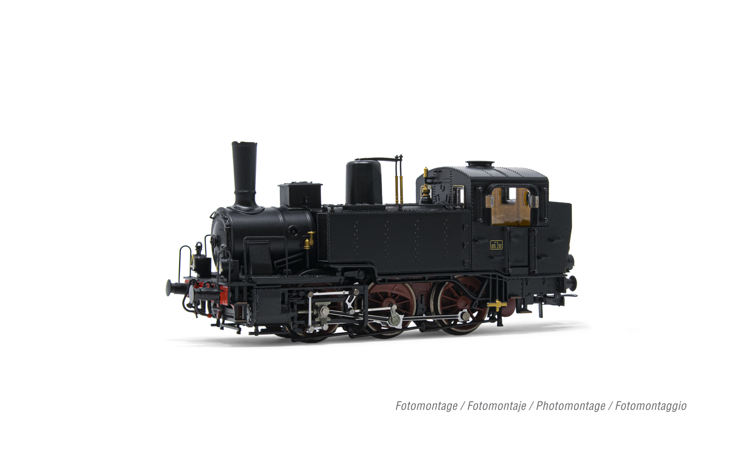 Rivarossi 2917 FS, steam locomotive Gr.835 with oil lamps, ep. III ...