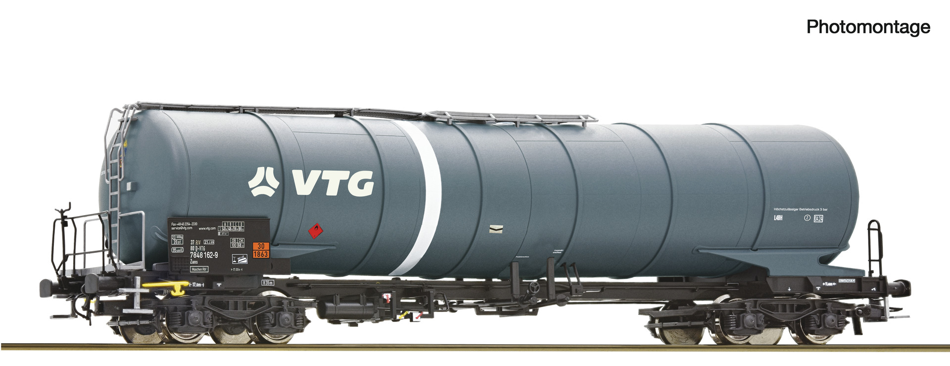 ROCO 6600013 Tartálykocsi, Zans, VTG, VI #6 - vasutmodell.com