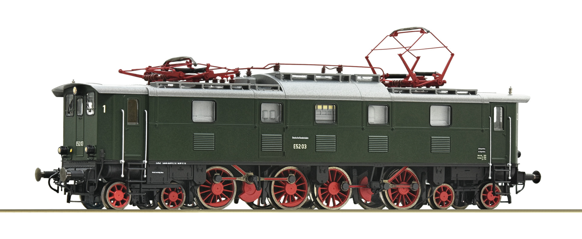 ROCO 70063 Villanymozdony, BR E52 DB, DCC-hangos - vasutmodell.com