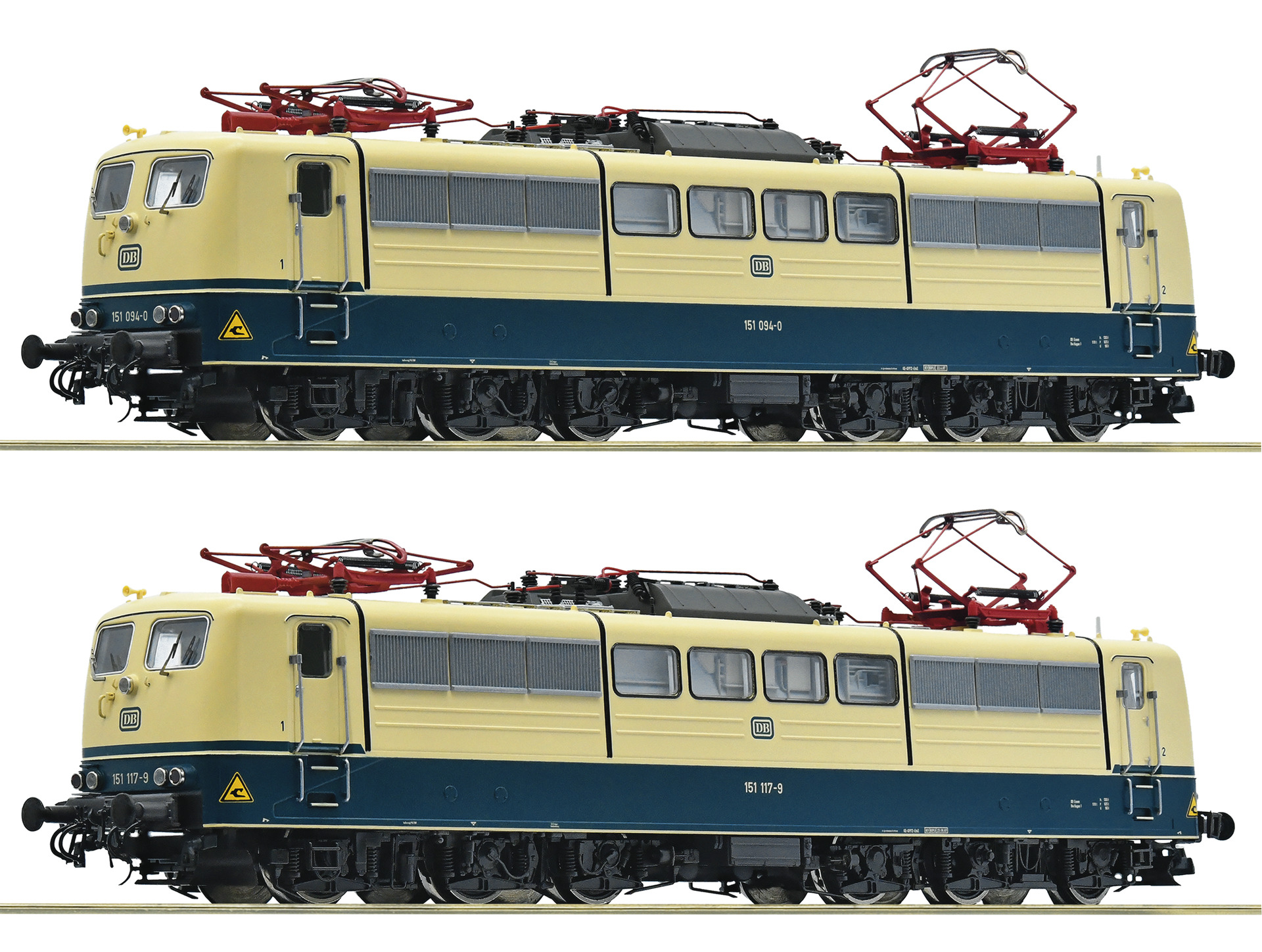 ROCO 70408 2er Set BR 151 oz/bl DB, DCC-hangos - vasutmodell.com