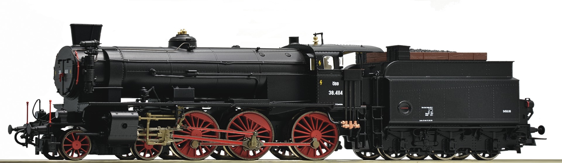 ROCO 72121 Gőzmozdony, Rh 38, ÖBB, III, DCC-hangos - vasutmodell.com