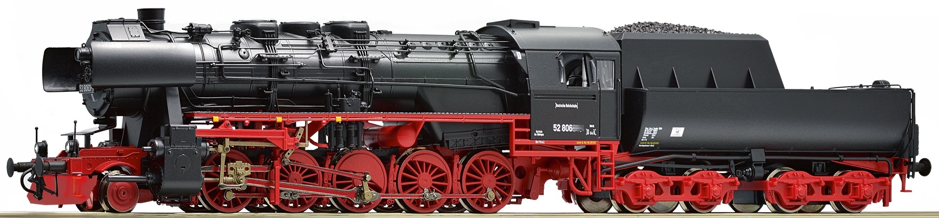 ROCO 72225 Gőzmozdony, BR 52, Reko, DR, IV, DCC-hangos - vasutmodell.com