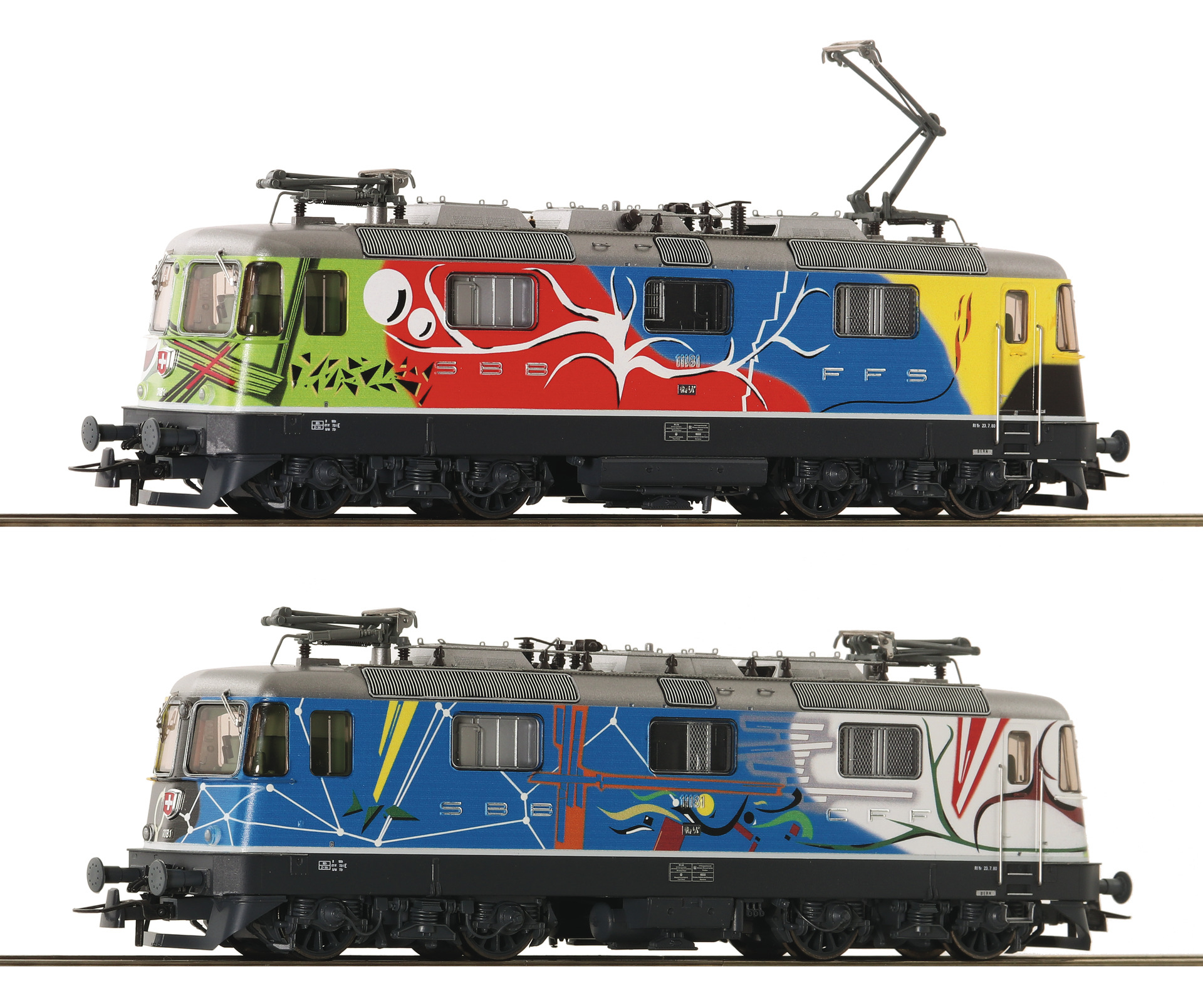 ROCO 72410 Villanymozdony, Re4/4II Bourret, SBB, IV - vasutmodell.com