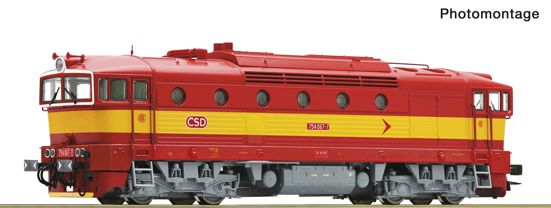 ROCO 7300055 Dízelmozdony, Rh 754 CSD - vasutmodell.com