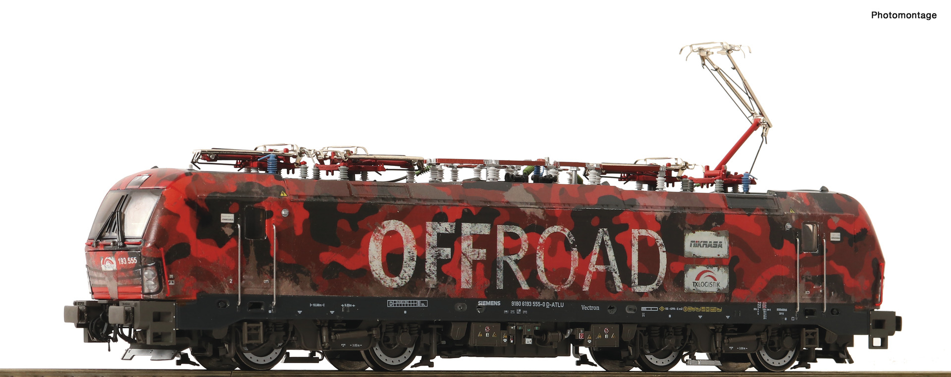 ROCO 73105 Villanymozdony, 193 555-0, Offroad, TX Logistik, VI, DCC ...