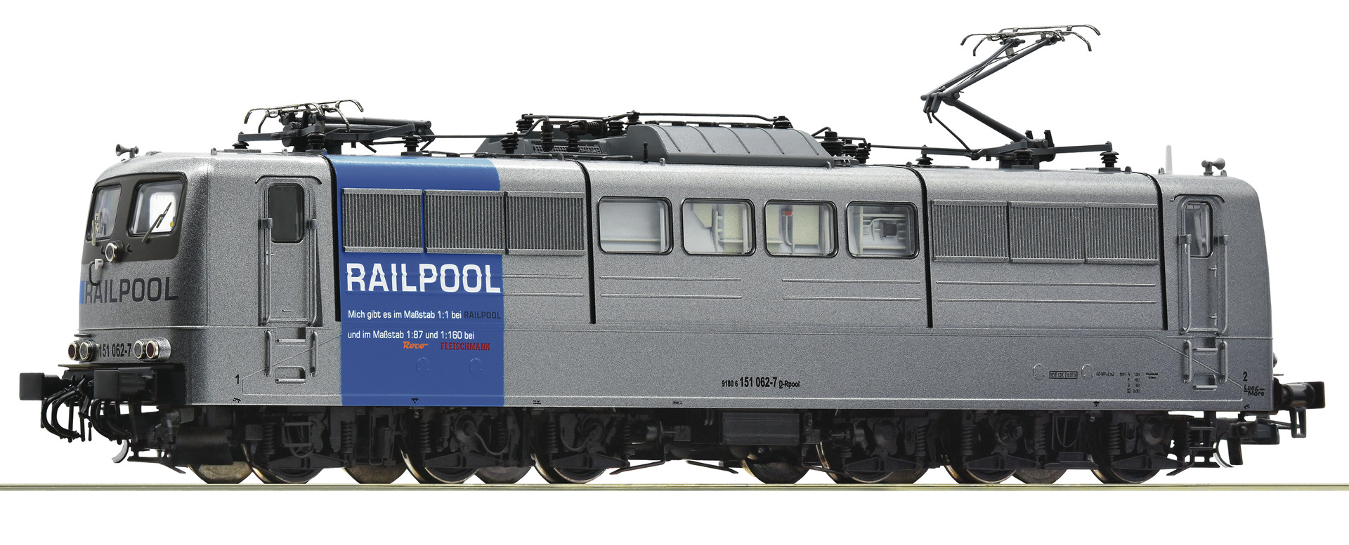 ROCO 73407 Villanymozdony, BR 151 Railpool, DCC-hangos - vasutmodell.com