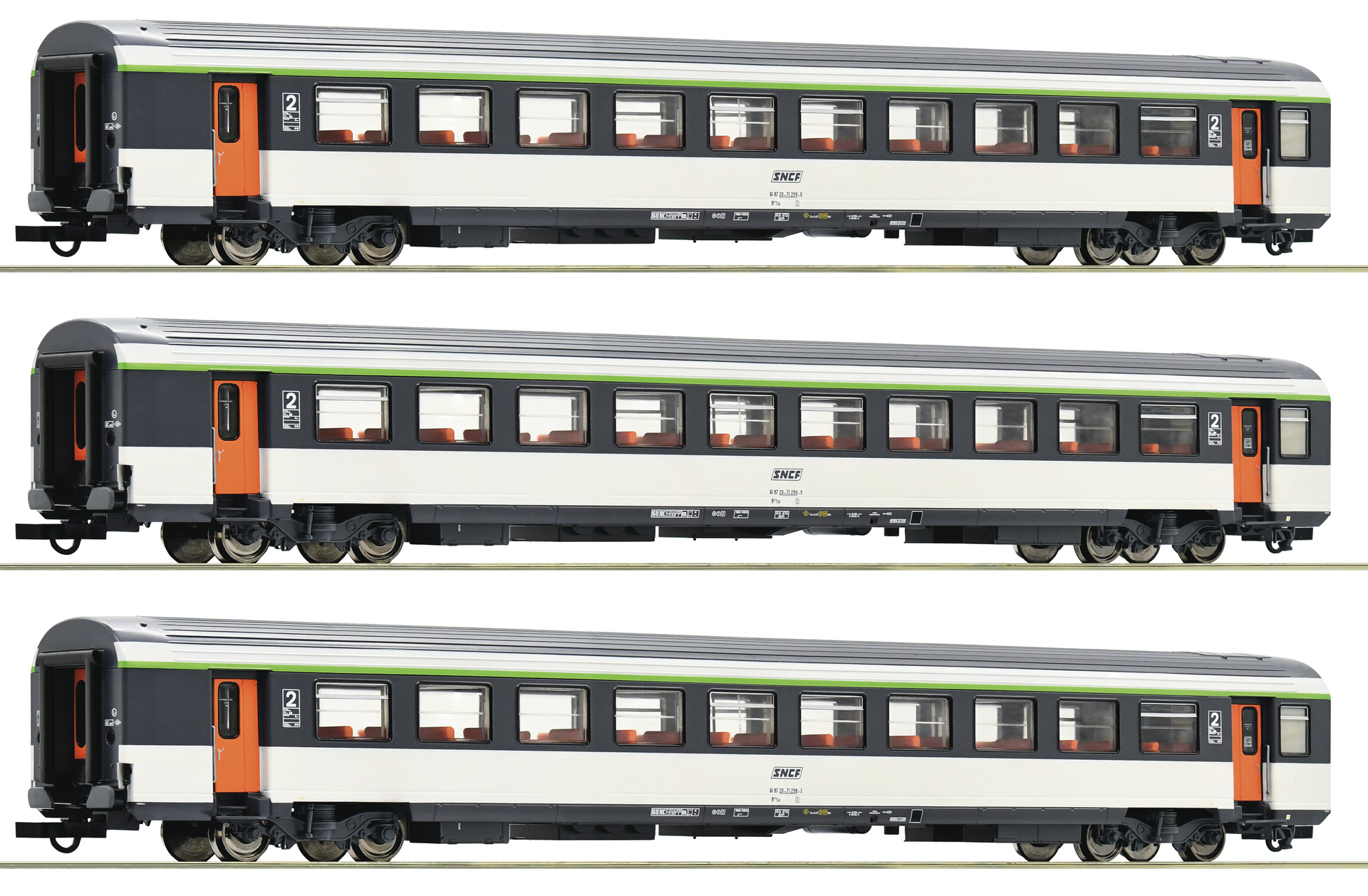 ROCO 74032 3er Set EC Mont Cenis #1 - vasutmodell.com