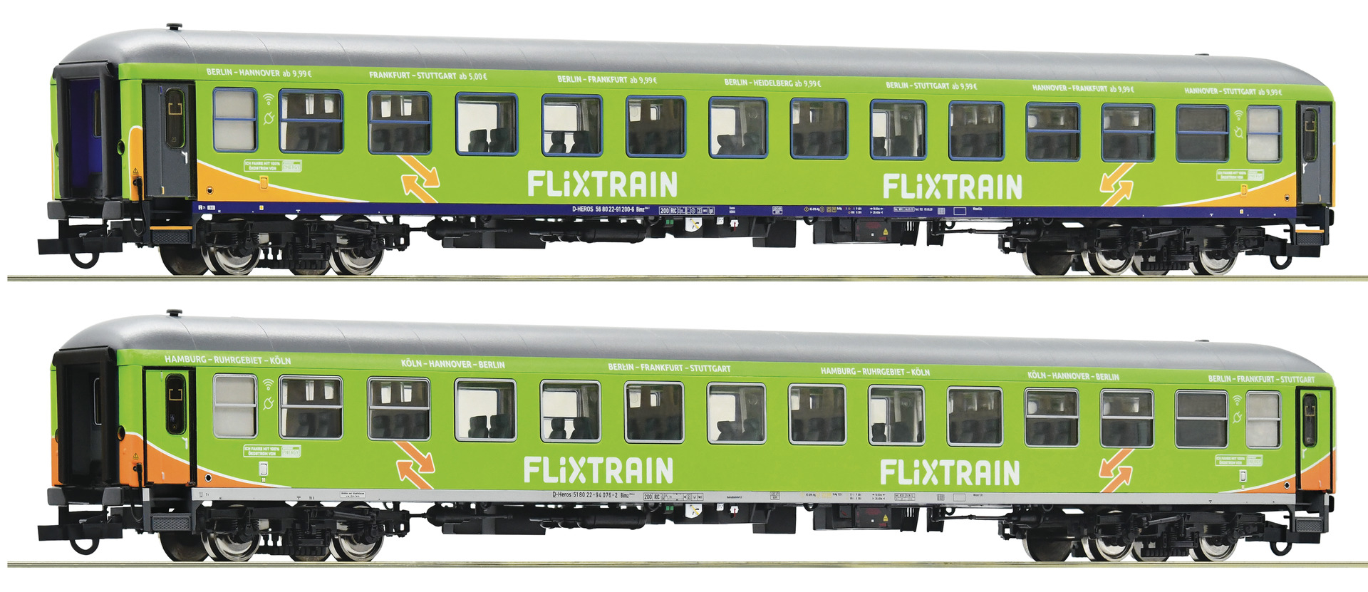 ROCO 74193 2er Set Flixtrain - vasutmodell.com