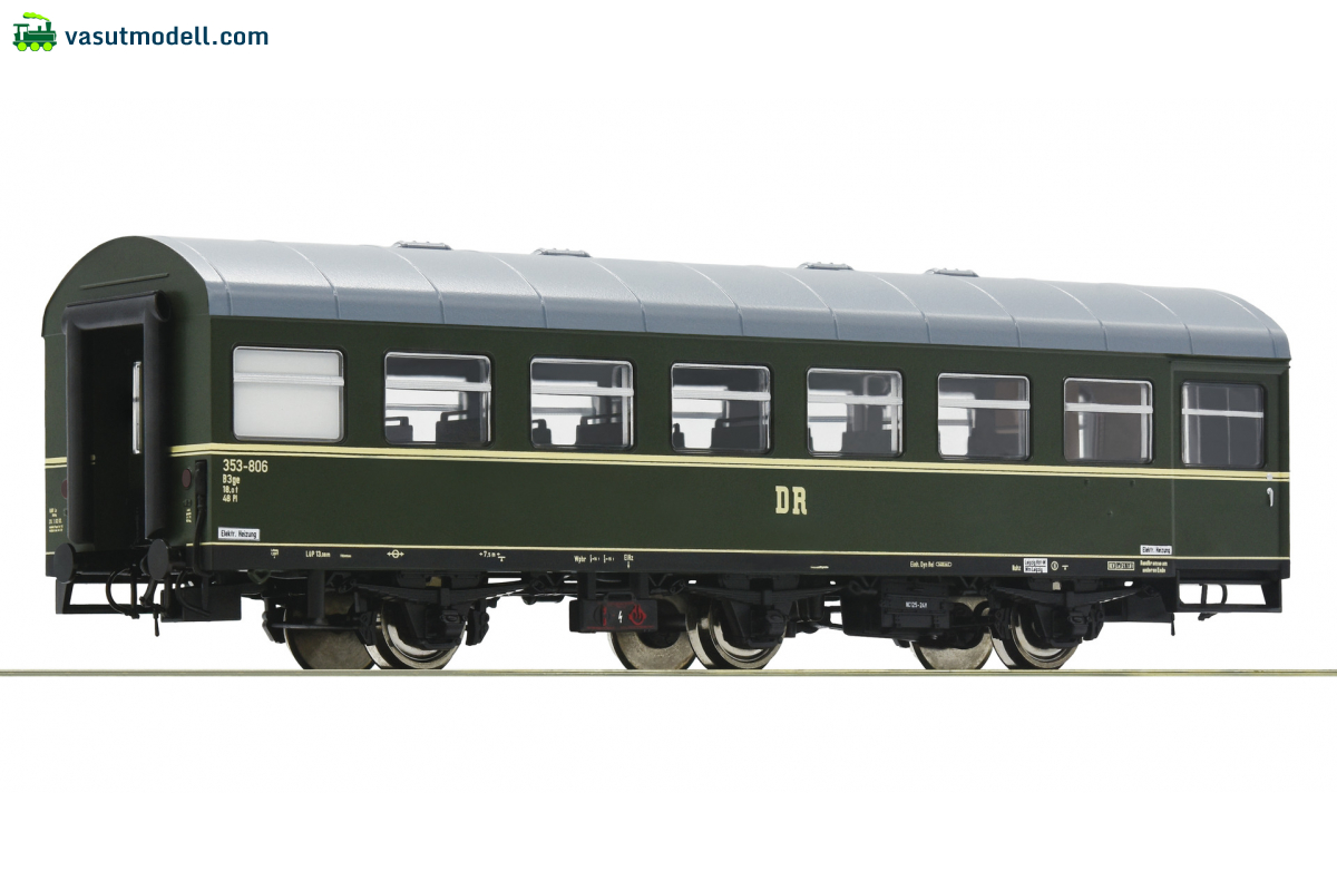 ROCO 74458 Rekowagen 3a. Sitzwagen DR - vasutmodell.com
