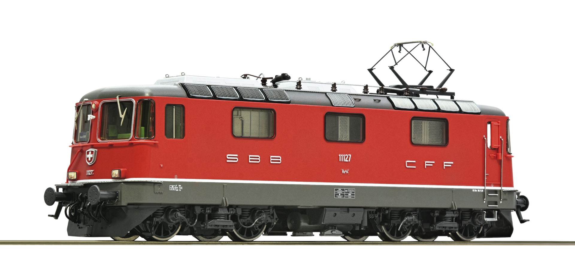 ROCO 7510138 Villanymozdony, Re 4/4 rot SBB, DCC-hangos - vasutmodell.com