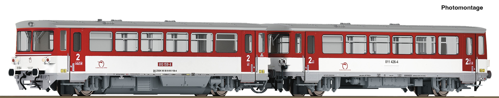ROCO 7780005 Dieseltriebwag. Rh 810 ZSSK - vasutmodell.com