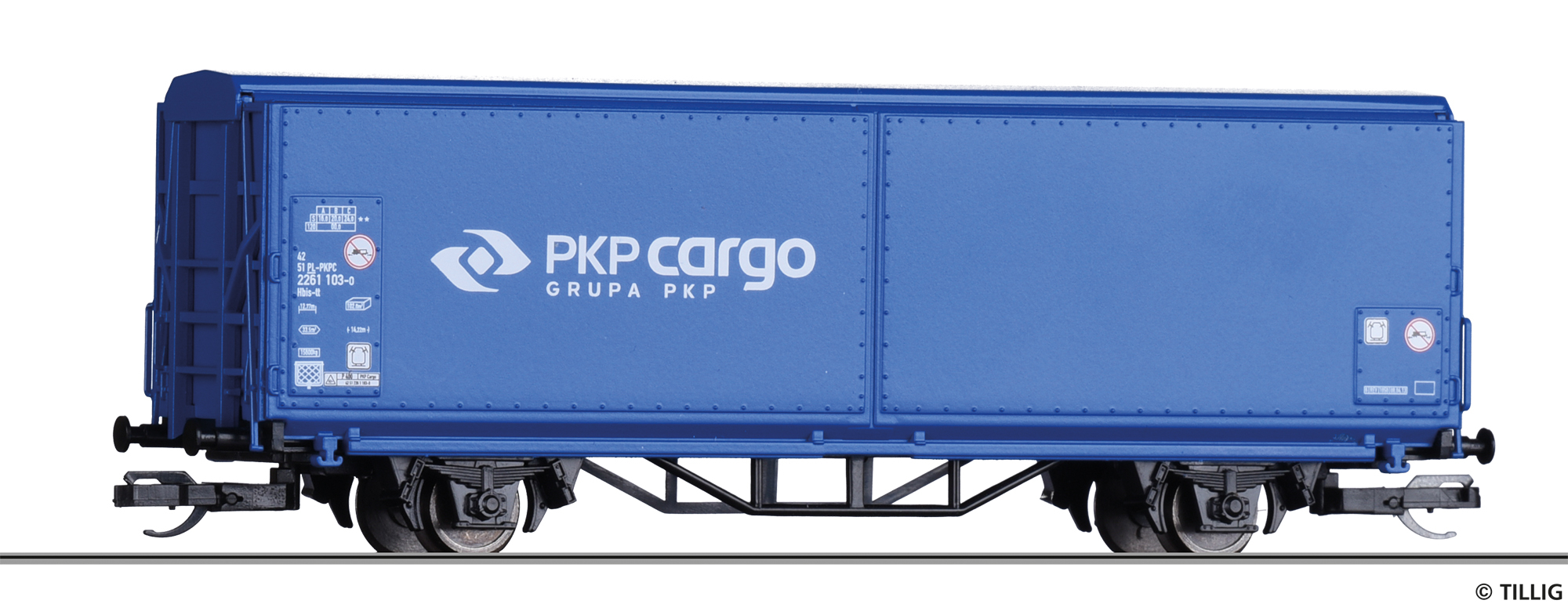TILLIG 14844 START-Schiebewandwagen Hbis-tt, PKP Cargo, VI ...