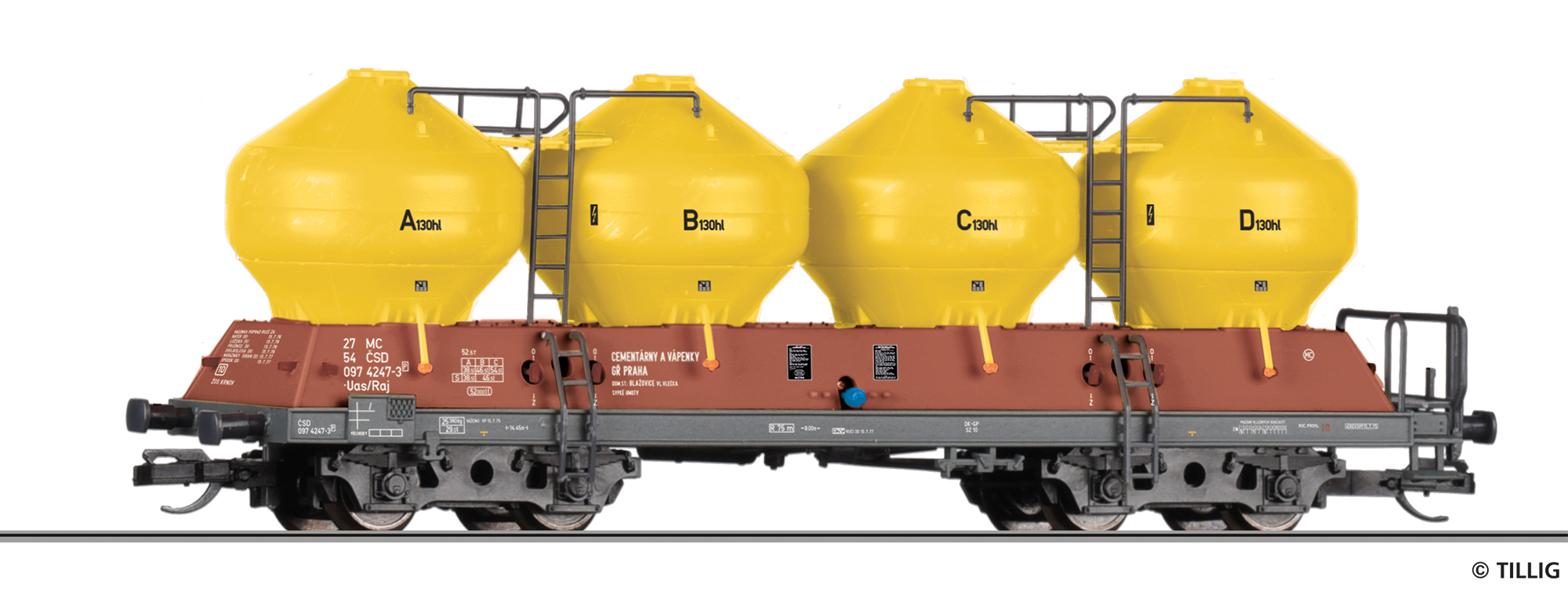 TILLIG 15860 Staubsilowagen, ČSD - vasutmodell.com