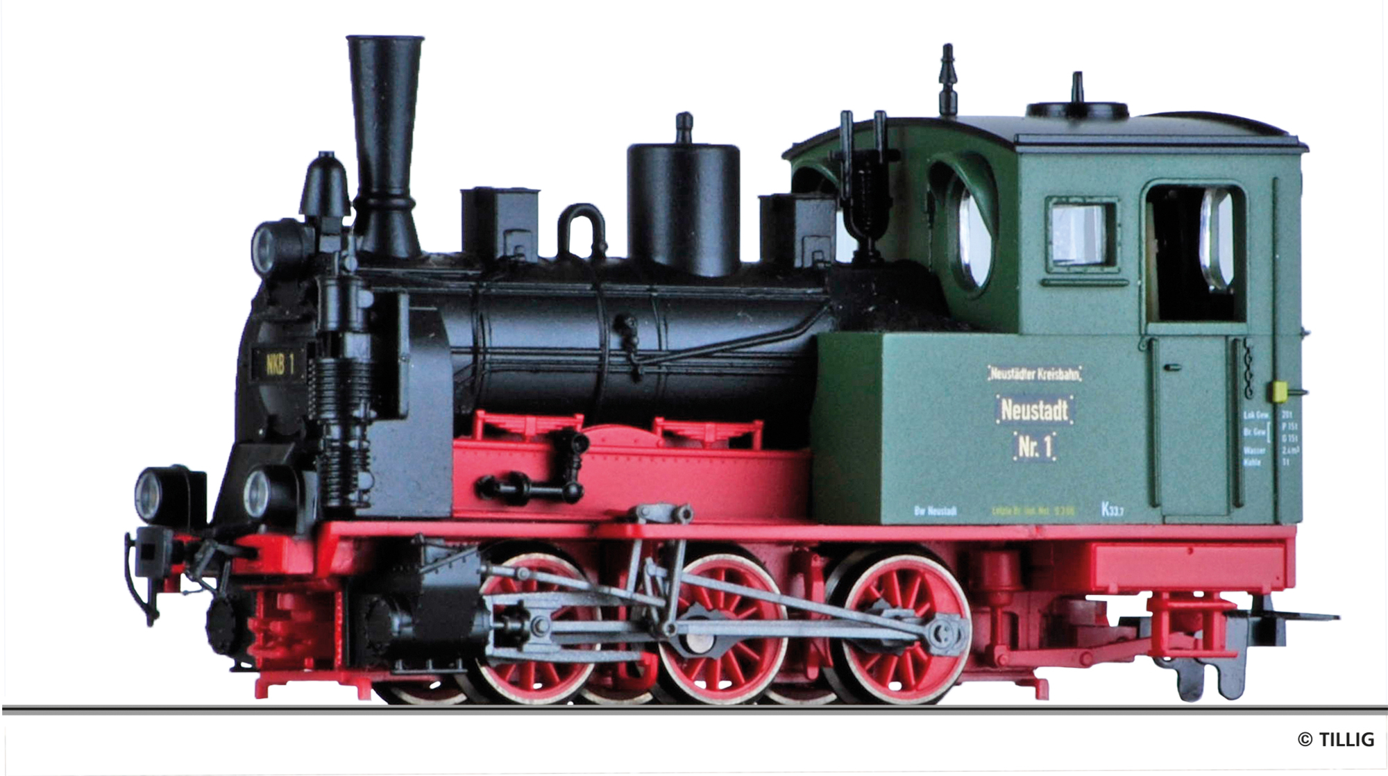 TILLIG 2913 H0m Gőzmozdony, Nr.1, NKB, III - vasutmodell.com