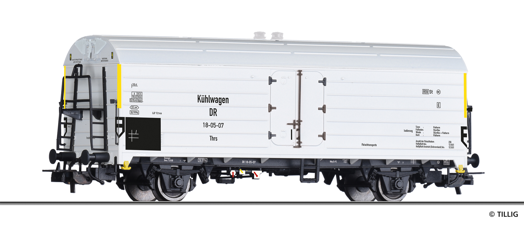 TILLIG 76803 Hűtőkocsi, Thrs, DR, III - vasutmodell.com