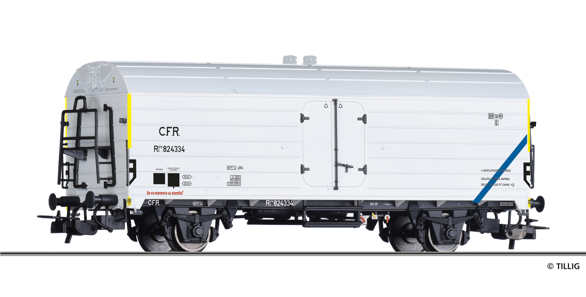 TILLIG 76810 Hűtőkocsi, Rsfw/c, CFR, III - vasutmodell.com