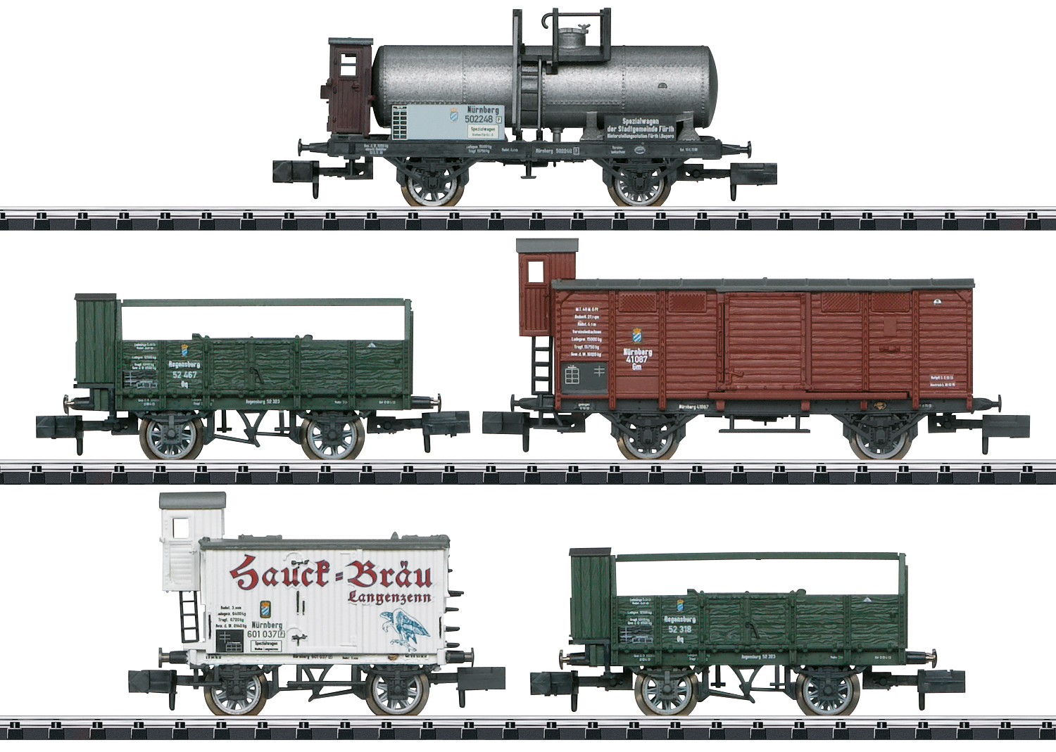 TRIX 15715 Wagen-Set Gütertransport K.Ba - vasutmodell.com