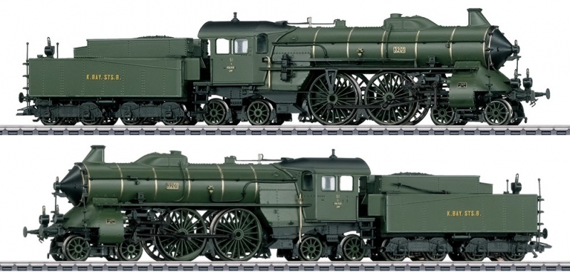 TRIX 22049 Gőzmozdony, S 2/6, KBayStsB, I, DCC-hangos - vasutmodell.com