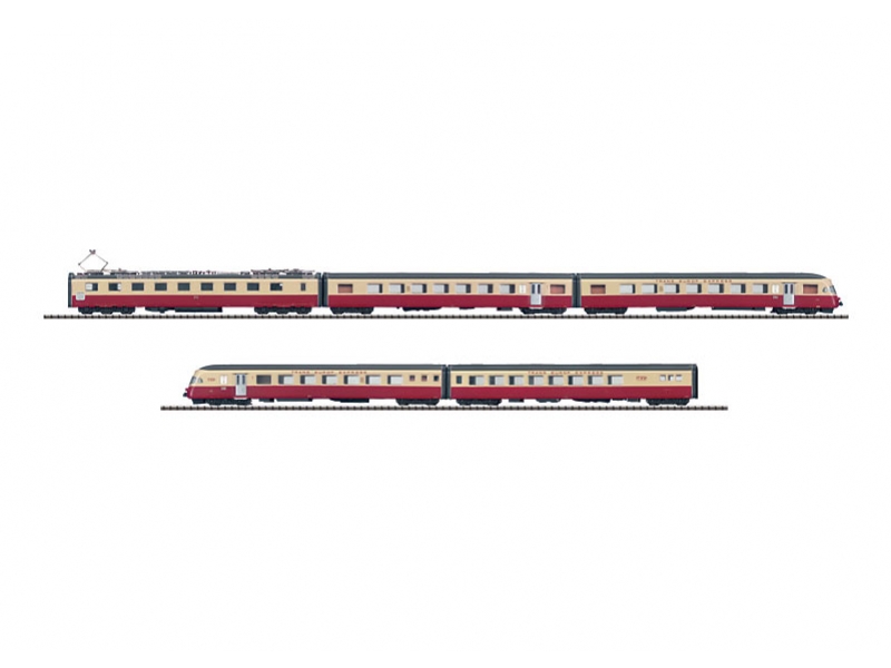 TRIX 22135 TEE Elektro-Triebzug Gottardo, SBB, Ep. III - vasutmodell.com