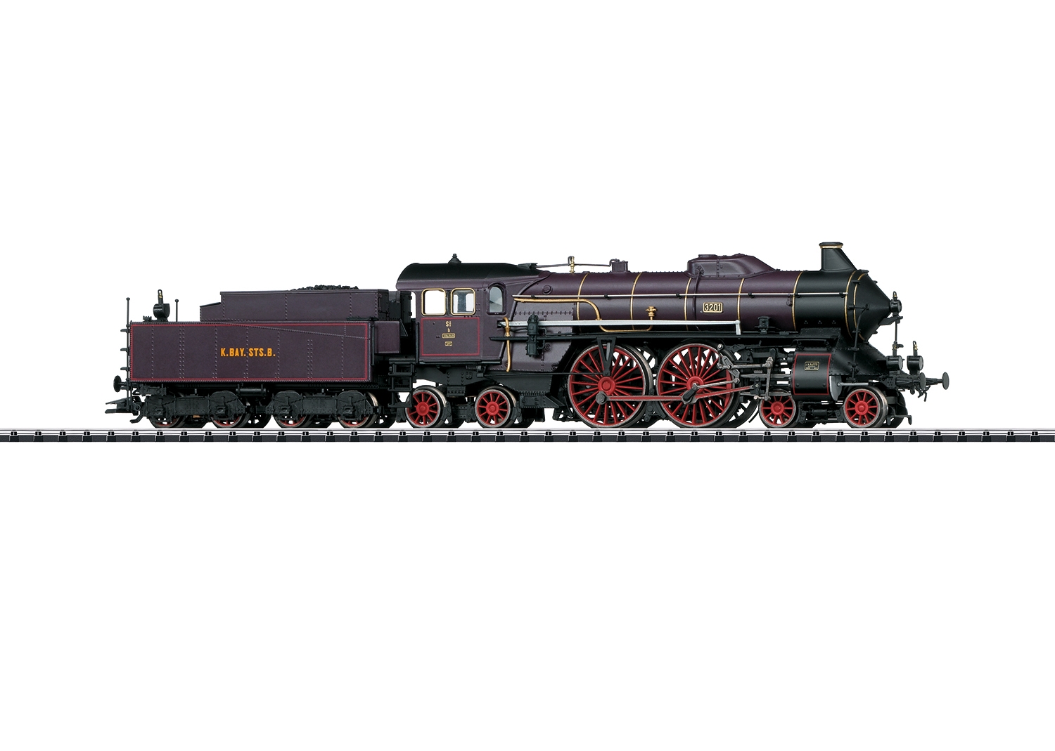 TRIX 22966 Gőzmozdony, S 2/6 Pfalz, KBayStB, I, DCC-hangos ...