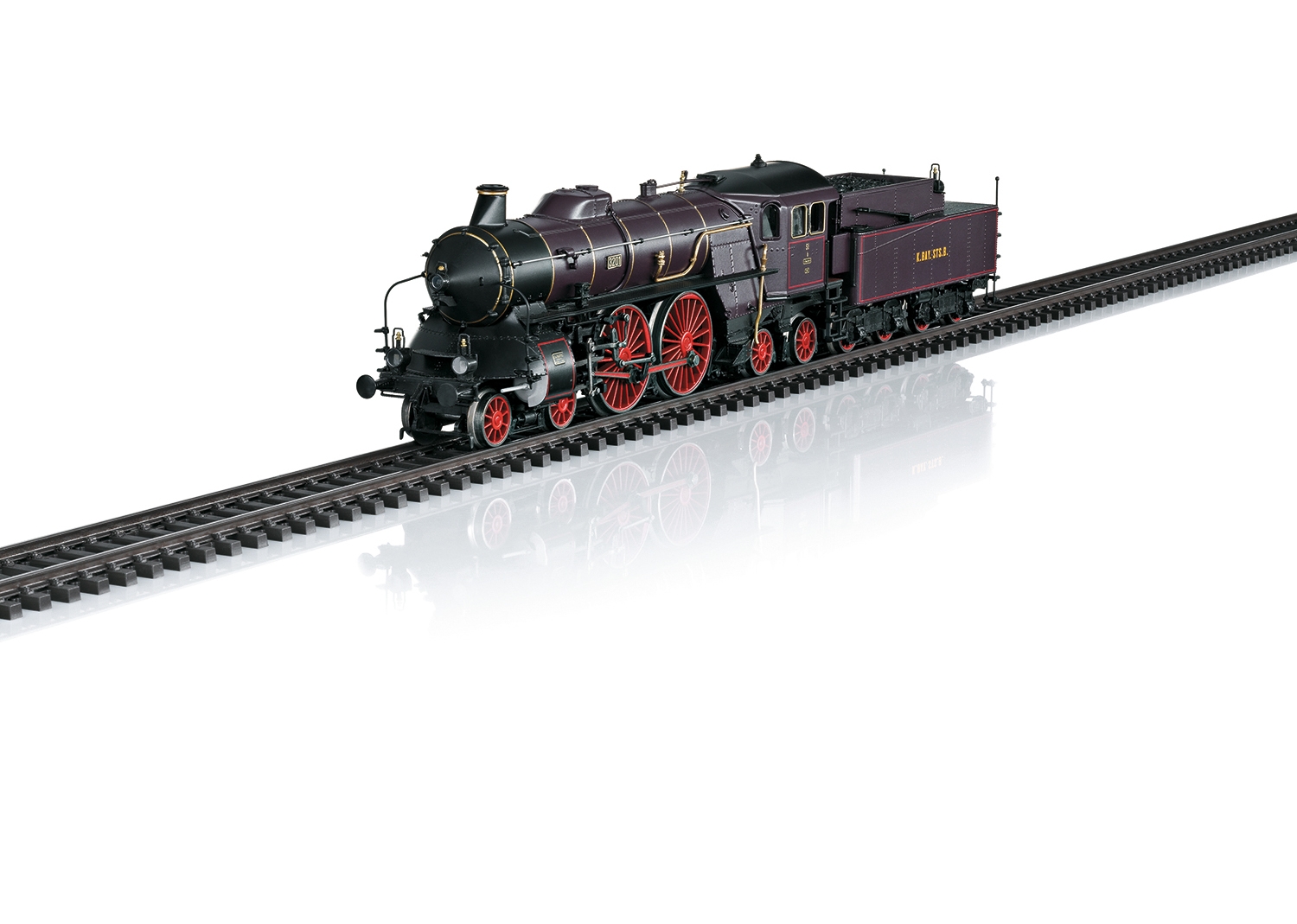 TRIX 22966 Gőzmozdony, S 2/6 Pfalz, KBayStB, I, DCC-hangos ...