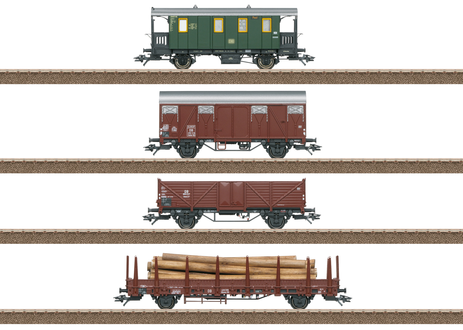 TRIX 24140 Güterwagen-Set DB - vasutmodell.com