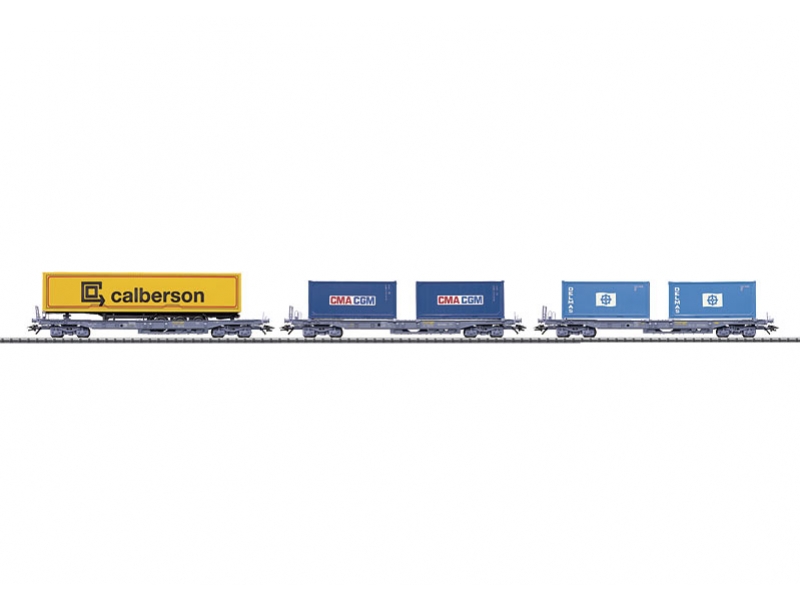 TRIX 24504 Containertragswagen-Set SNCF - vasutmodell.com