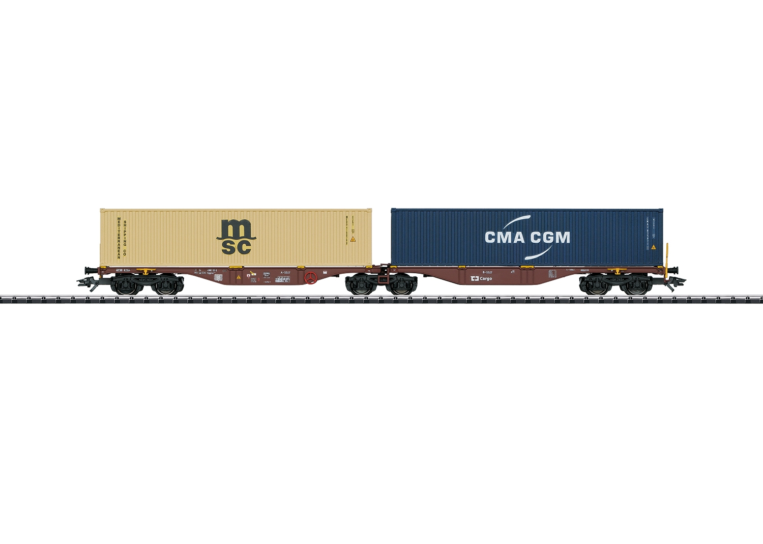 TRIX 24800 Doppel-Tragwagen CD-Cargo - vasutmodell.com