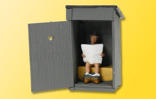 VIESSMANN 1500 Udvari WC, mozgó ajtóval (ex-5000) - vasutmodell.com