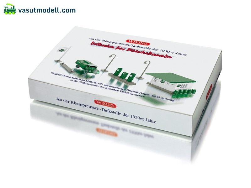 WIKING 99077 Set Historische Tankstelle Rheinpreussen - set Historic ...
